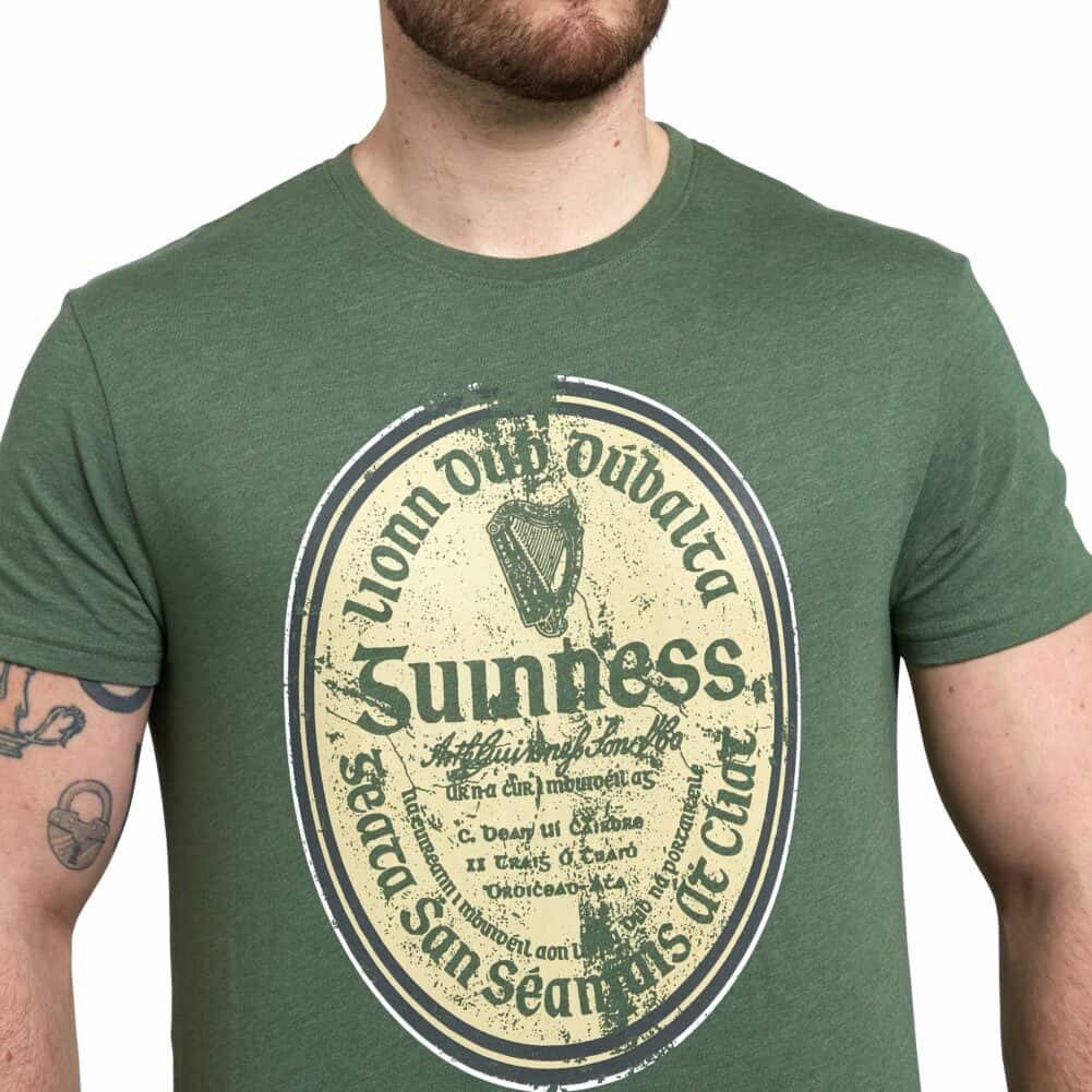 Guinness T Shirt - Green - Official Guinness Merchandise