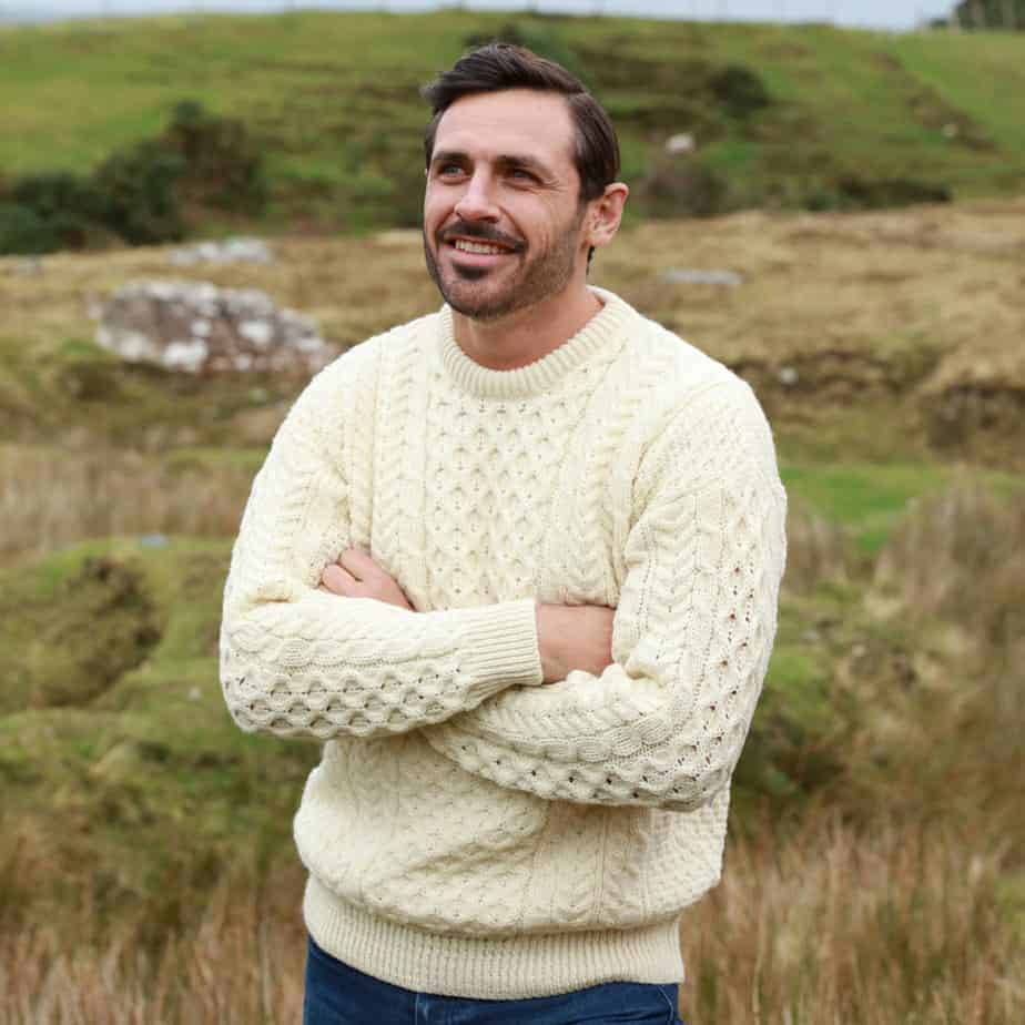 Irish Sweater - Wool | Imported from Ireland | Authentic Irish Sweater