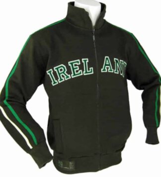 Irish Style Zip Up Jackets. Styles include Guinness, Soccer and Rugby.