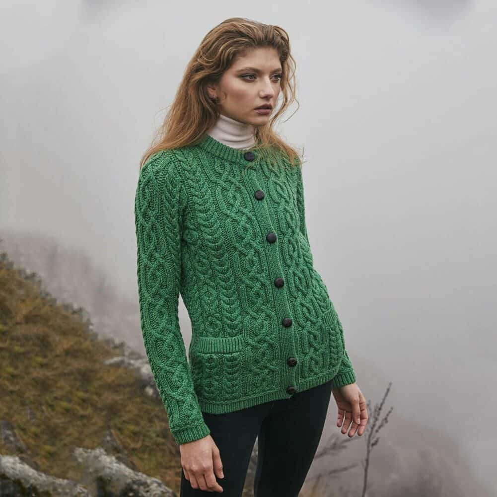 Ladies Merino Wool Cardigan – Celtic Clothing Company