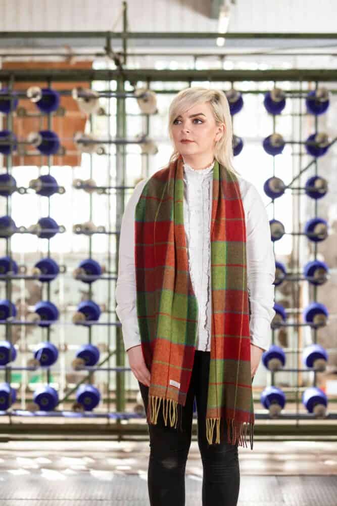 Traditional Irish Wool Tartan Scarf – Celtic Clothing Company