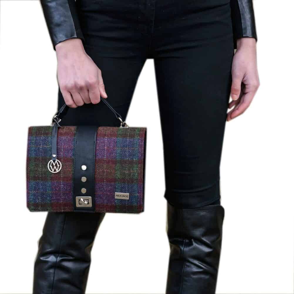 Ladies’ Irish Fiona Handbag – Vintage Plaid – Celtic Clothing Company