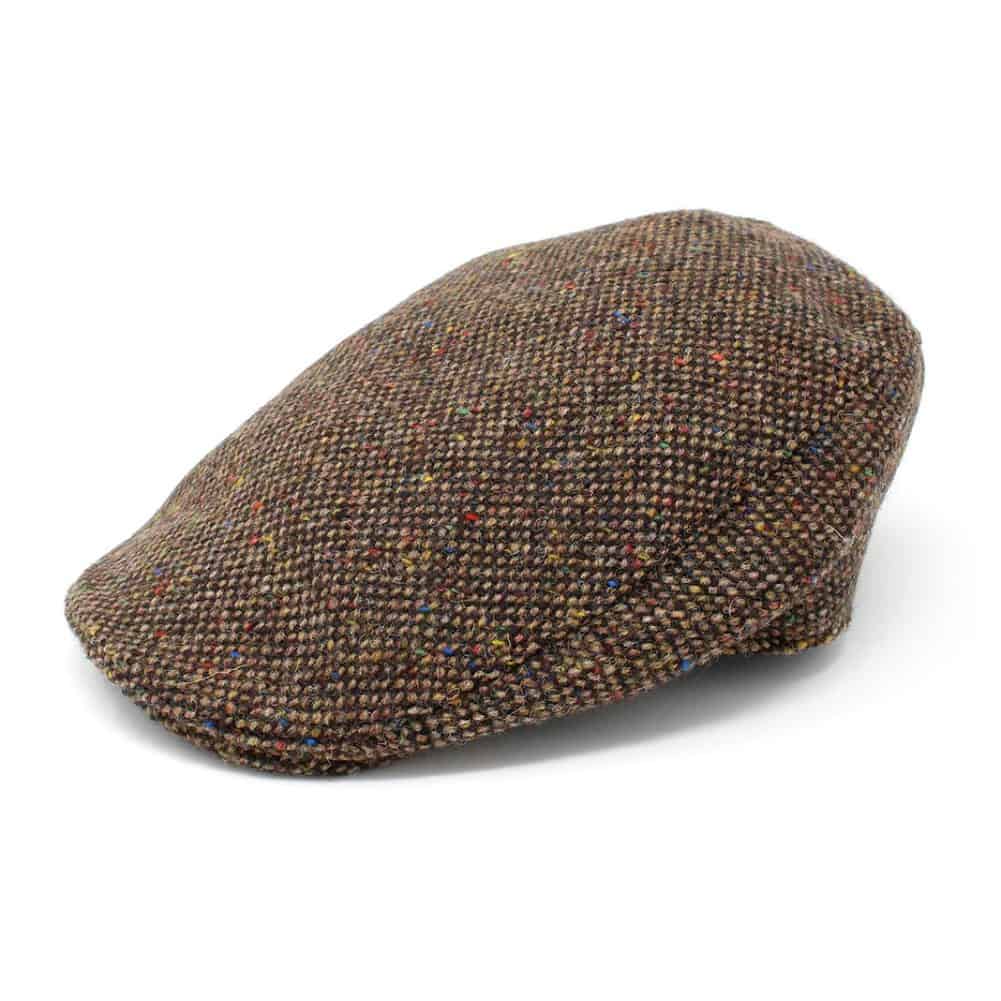 Traditional Irish Touring Cap – Brown Fleck – Celtic Clothing Company