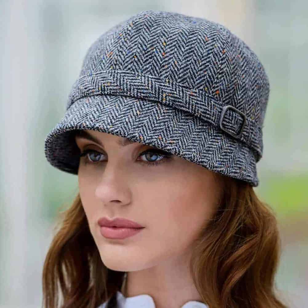 Ladies’ Flapper Hat & Emily Bag Combo – Gray Herringbone – Celtic ...