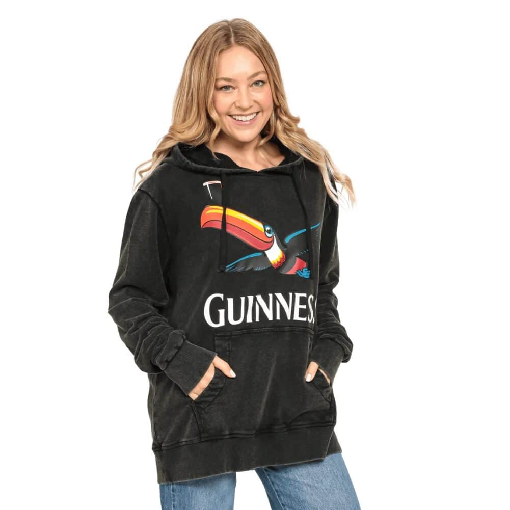 Guinness Toucan Hooded Sweatshirt For Women – Celtic Clothing Company