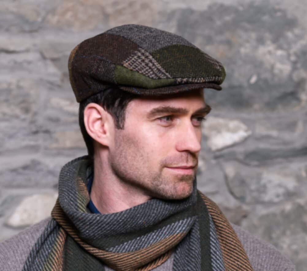Traditional Irish Wool Kerry Patch Cap – Celtic Clothing Company