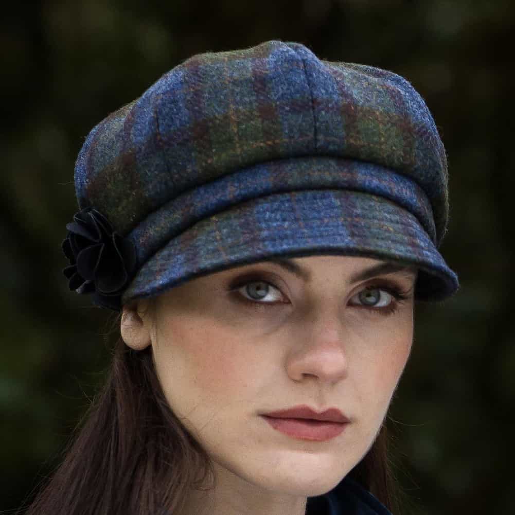 Ladies Half-Zip Poncho | Newsboy Combo- Green, Red, Blue Plaid – Celtic ...