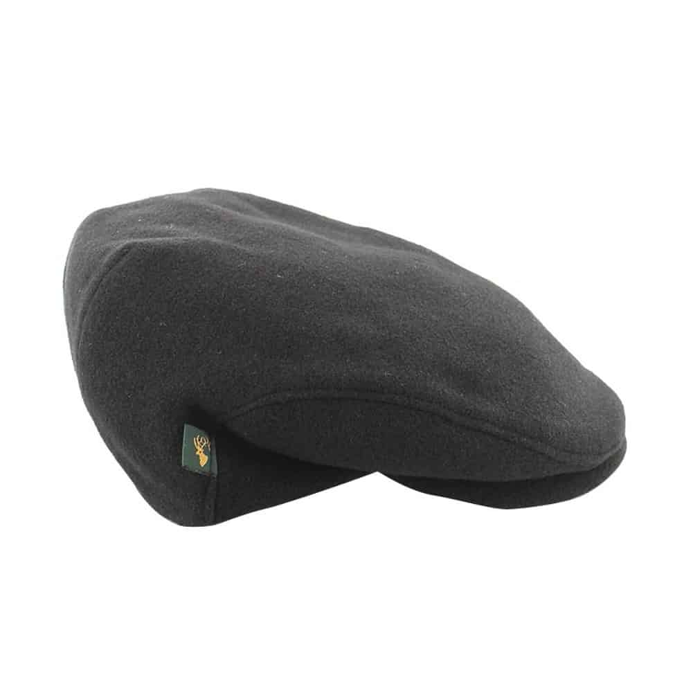 Irish Tweed Trinity Flat Cap – Black – Celtic Clothing Company
