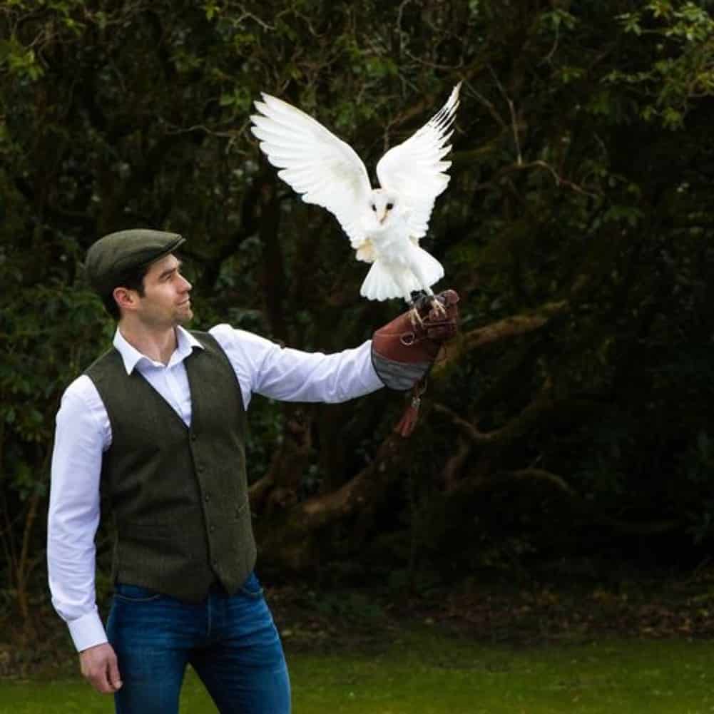 Irish Tweed Vest For Men – Green Herringbone – Celtic Clothing Company